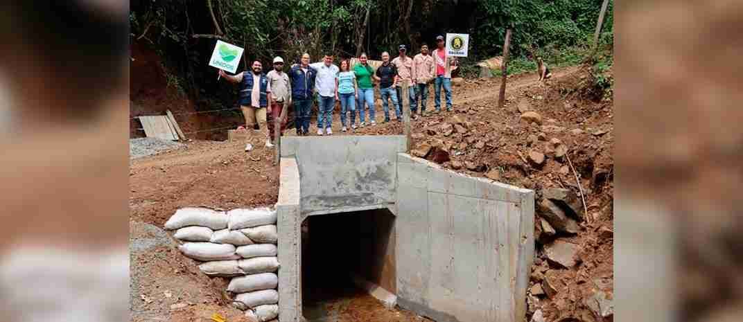 Dagran entregó obra para mitigar el riesgo de inundaciones en Anzá ...